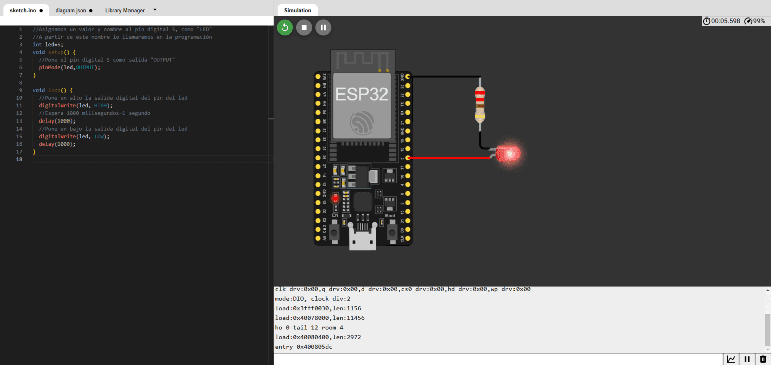 Encender LED con ESP32